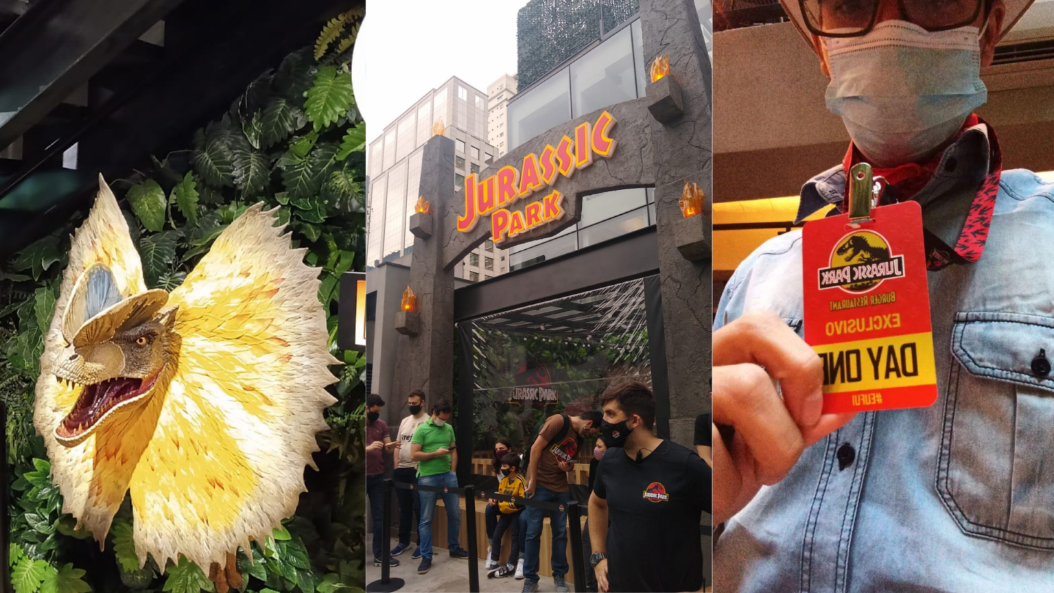 Inaugurada A Jurassic Park Burger Restaurant: Um Dia Inesquecível Para ...